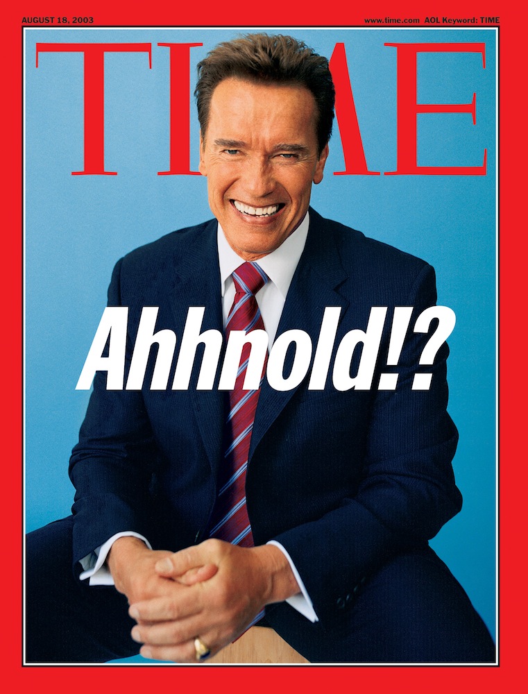 Arnold Schwarzenegger | 90 Years of TIME Cover Stars: The Celebrities ...