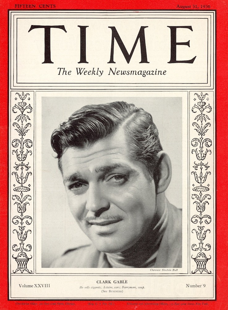 Clark Gable | 90 Years of TIME Cover Stars: The Celebrities Who Defined ...