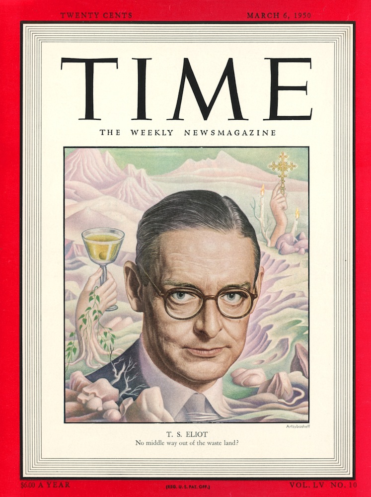 T.S. Eliot | 90 Years of TIME Cover Stars: The Celebrities Who Defined ...