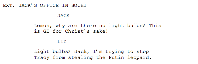 No Light Bulbs | 30 Rock Goes to Soshi: The Show at the Winter Olympics ...